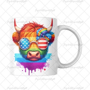 US Independence Day, LGBTQ+ Pride Flag, Highland Cow Alphabet A-Z ...