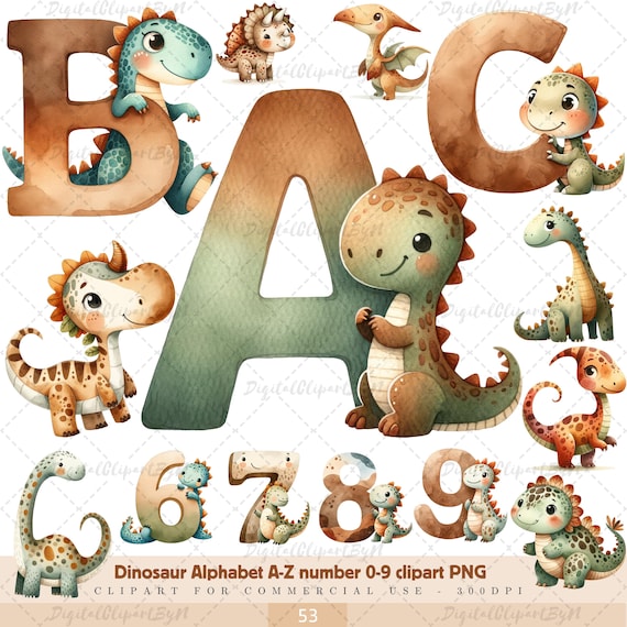 Dinosaur Printable Letters Dinosaur Alphabet Coloring Pages In 2020