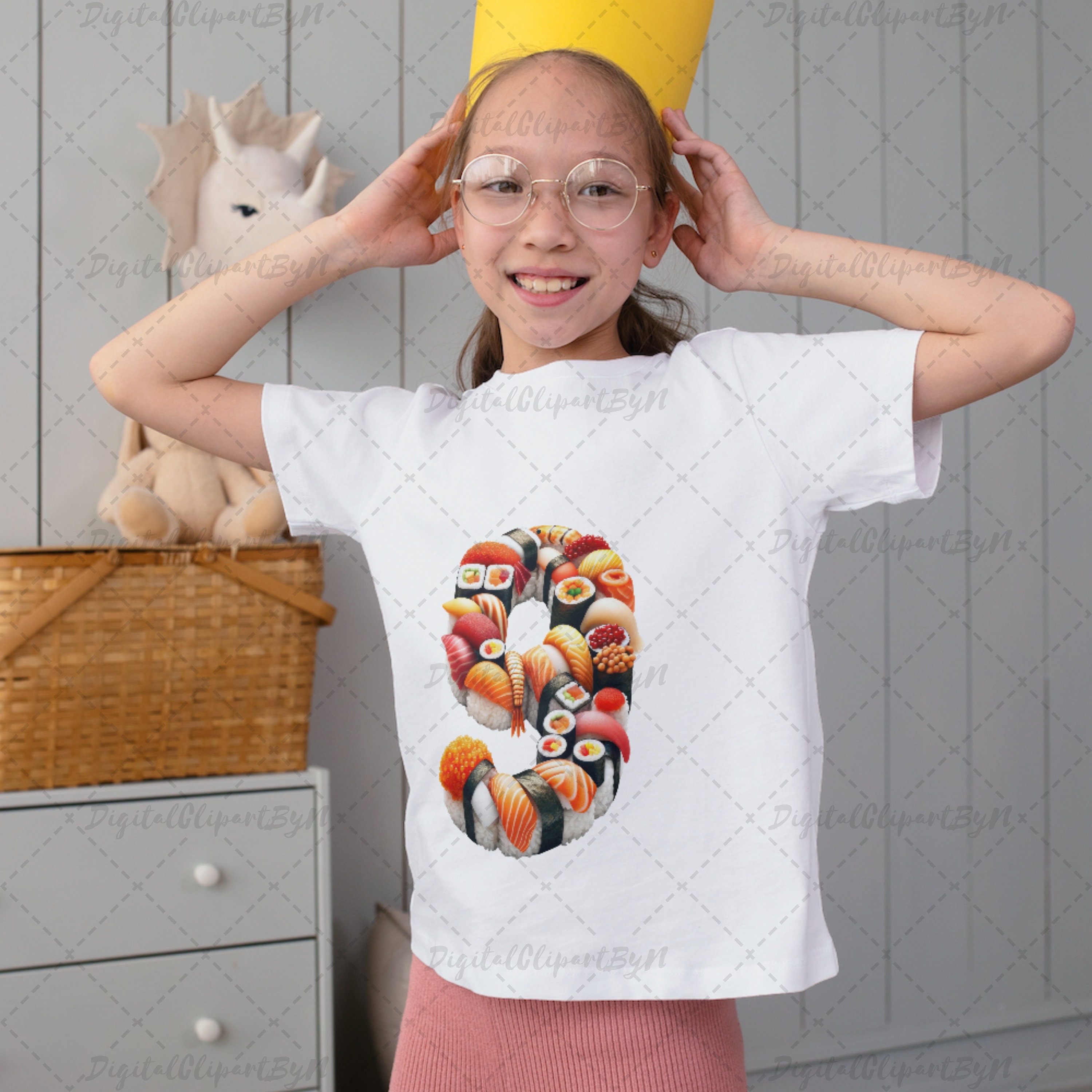 SUSHI Food Alphabet A-Z Number 0-9 Bundle Clipart , SUSHI Alphabet ...