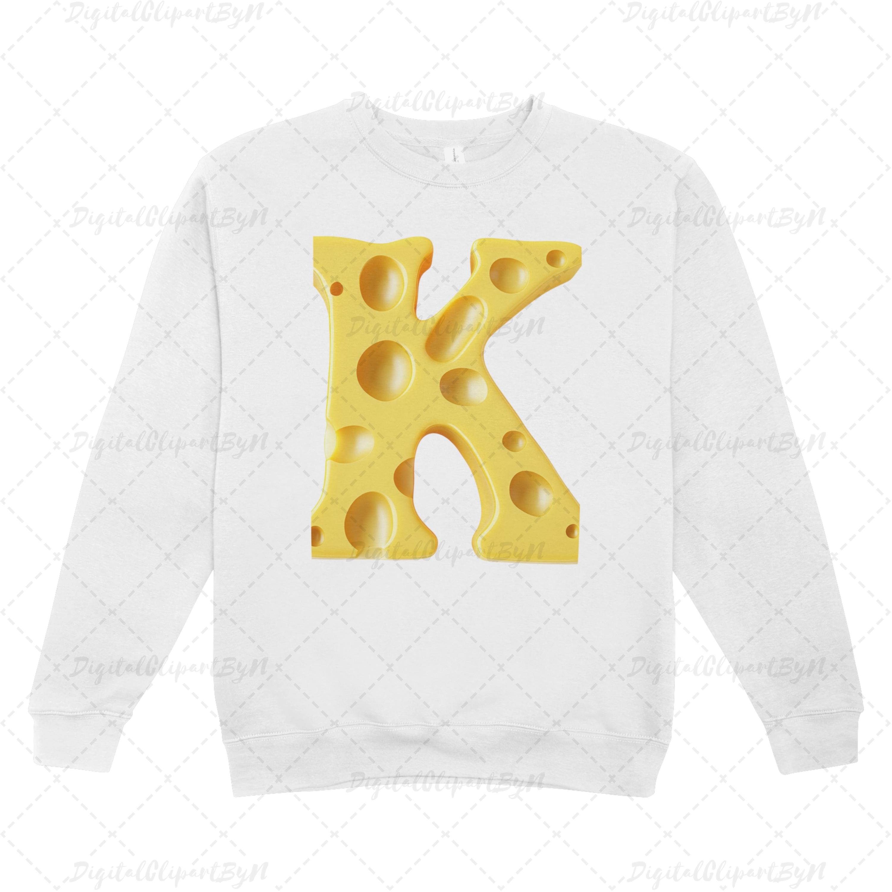 Cheese Alphabet Clipart PNG 3D Swiss Cheese Letters & Numbers Food Font ...