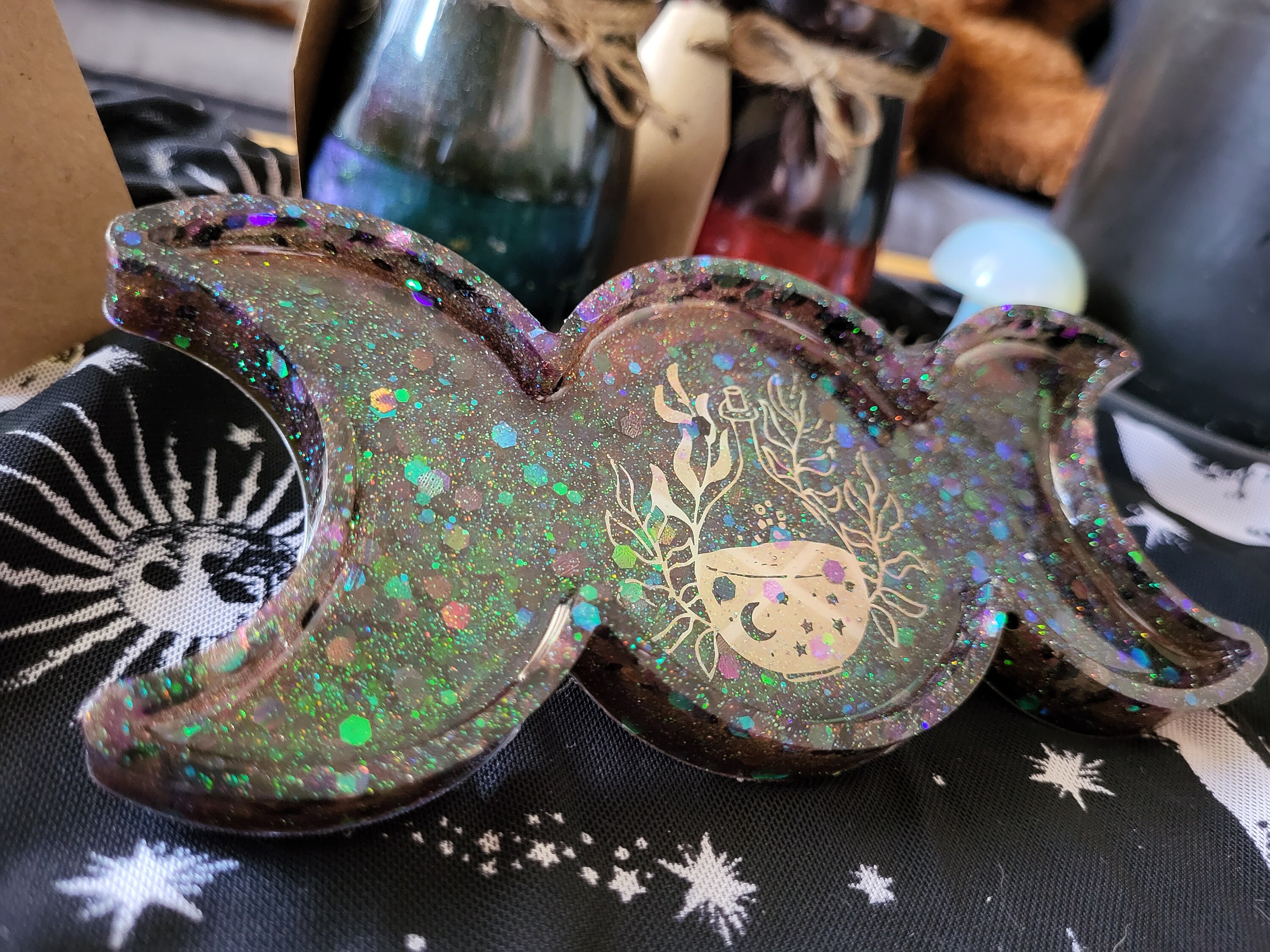 Over the Moon Lunar Tray/candle Dish! - Etsy