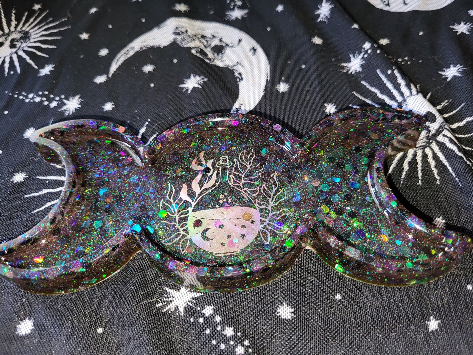 Over the Moon Lunar Tray/candle Dish! - Etsy