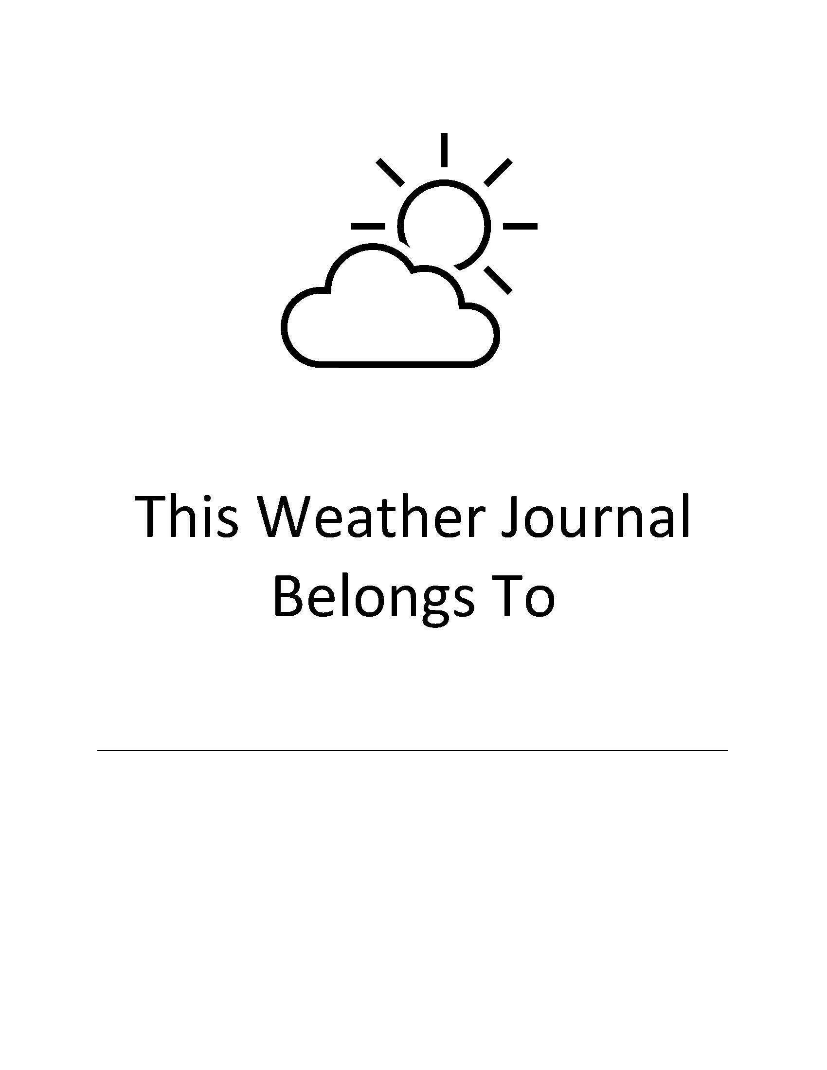Daily Weather Journal - Etsy