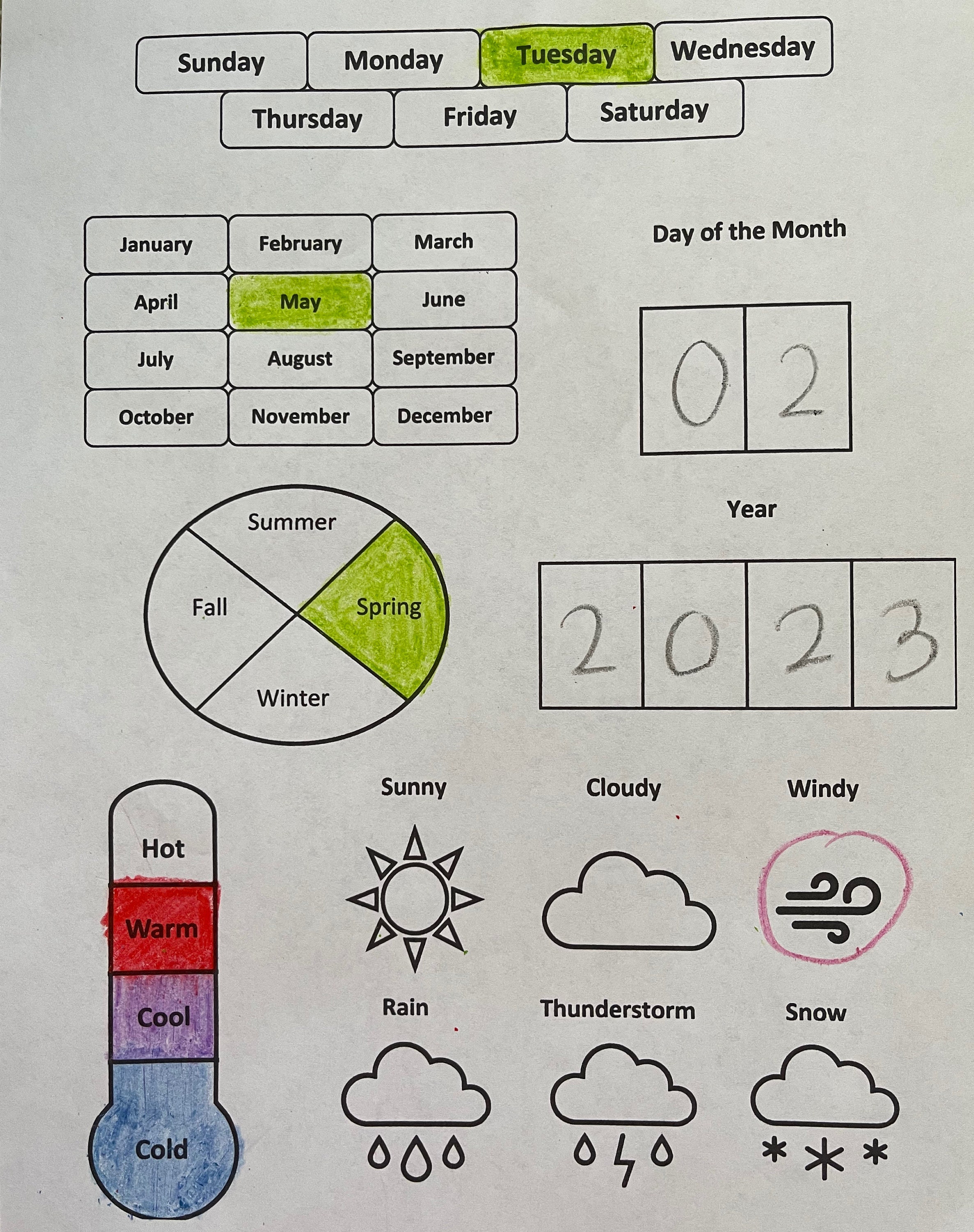 Daily Weather Journal - Etsy
