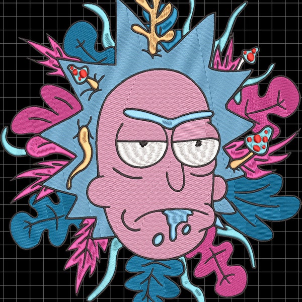 Trippy Rick and Morty Svg - Etsy