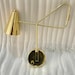 Modern Chrome Swing Arm Wall Sconce | Mid-century Reading Lamp - Etsy