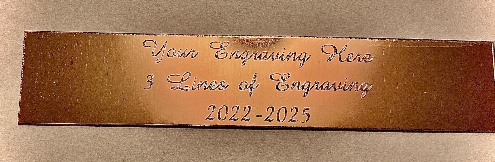 Personalised Trophy Engraving Plate 70mm X 15mm - Etsy