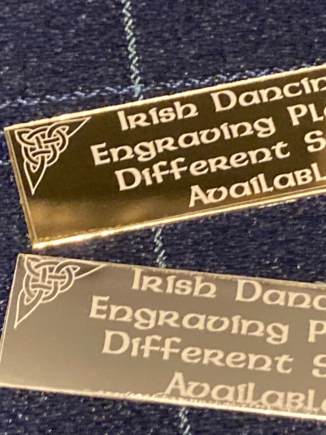 Irish Themed Personalised Trophy Engraving Plate 50mm X 15mm, Larger ...