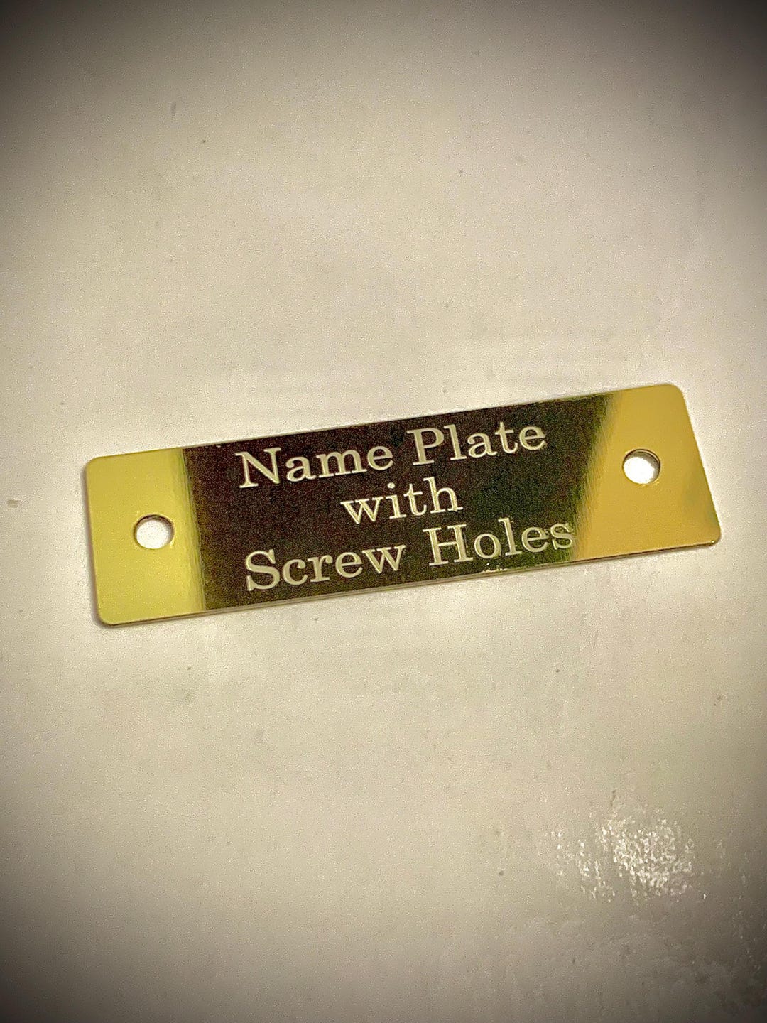 Engraved Aluminum Name Plate: 50x15mm, Multiple Colors - Etsy