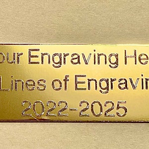 Personalised Trophy Engraving Plate 70mm X 15mm - Etsy