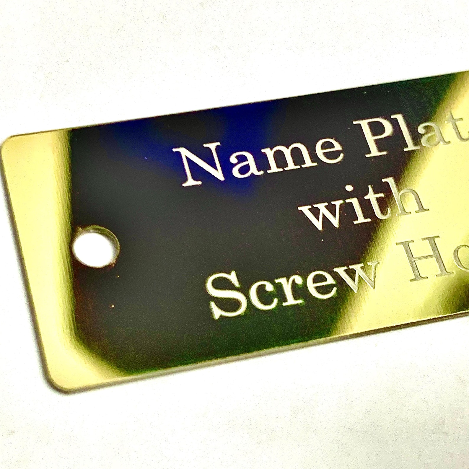 Engraved Aluminum Name Plate: 50x15mm, Multiple Colors - Etsy