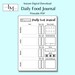 Daily Food Journal A4 Template Printable Daily Food Tracker PDF Calorie ...