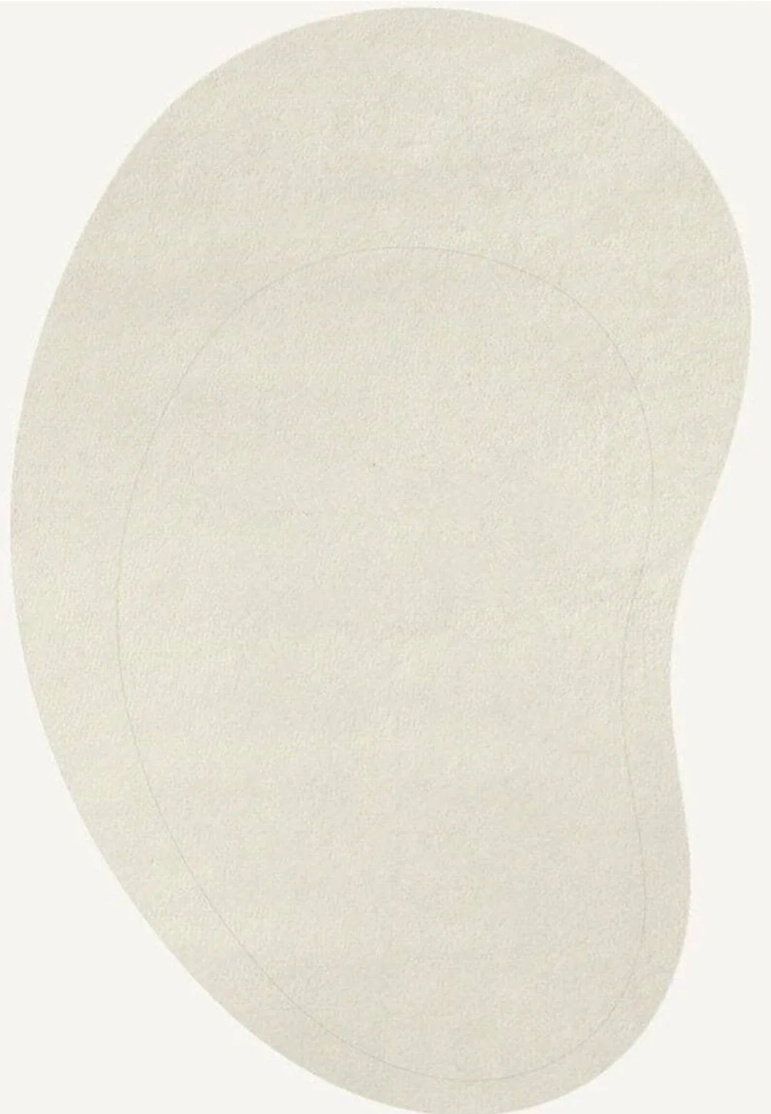 Kidney Shape Rugs Modern Rugs Hand Tuft Rugs Living Room Decor - Etsy