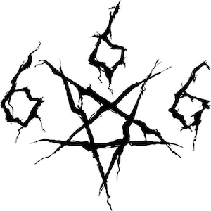 666 Pentagram Vinyl Decal Devil Satan Goth Emo - Etsy