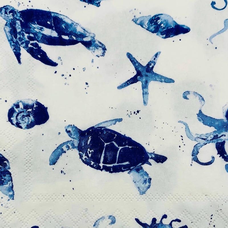 Turtle Napkins - Etsy