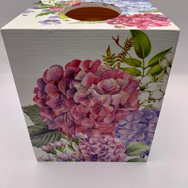 Decoupage Tissue Box - Etsy