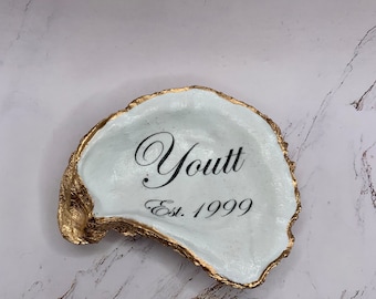 Customizable Hand Painted Oyster Shell - Etsy