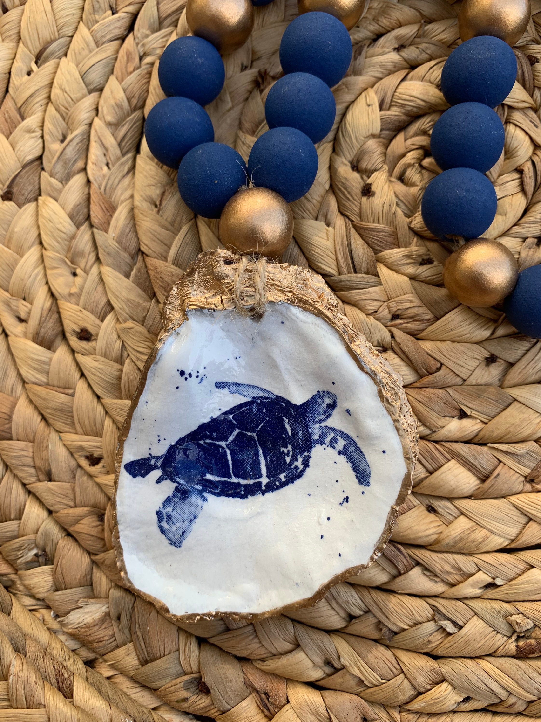 Oyster Shell Blessing Beads, Oyster Shell Garland, Oyster Art, Oyster ...