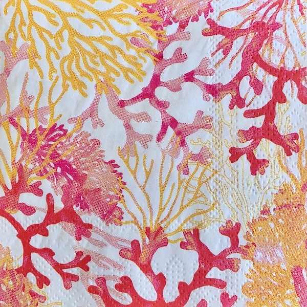 Coral Paper - Etsy