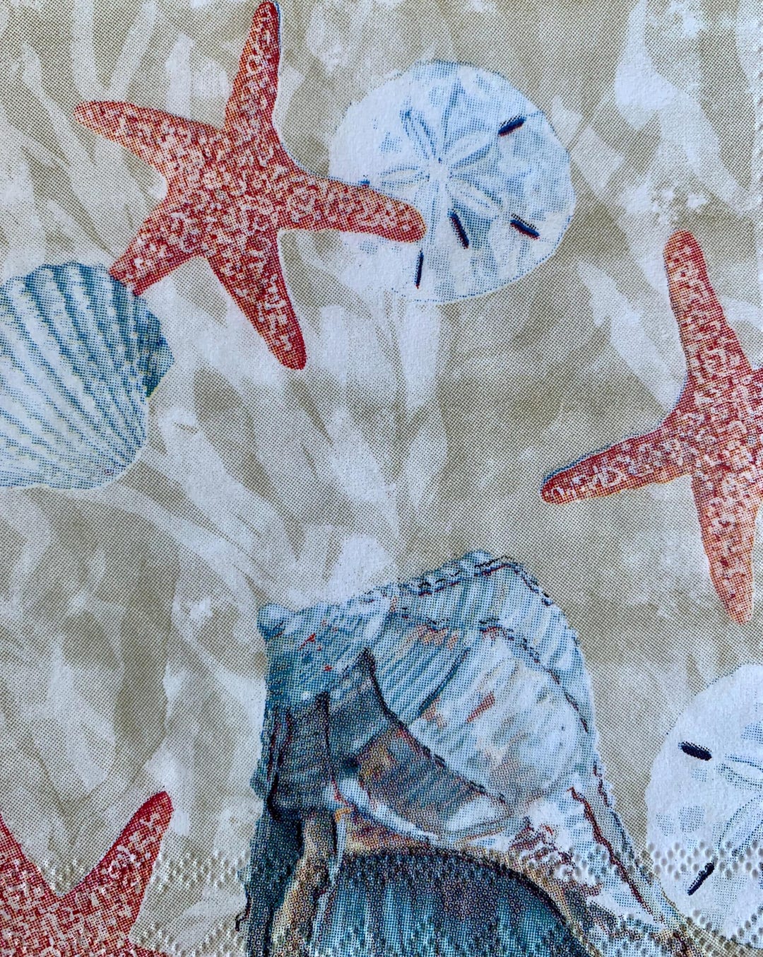 Decoupage Napkins, Seashell Sanddollar Paper Napkins, 3 Individual ...