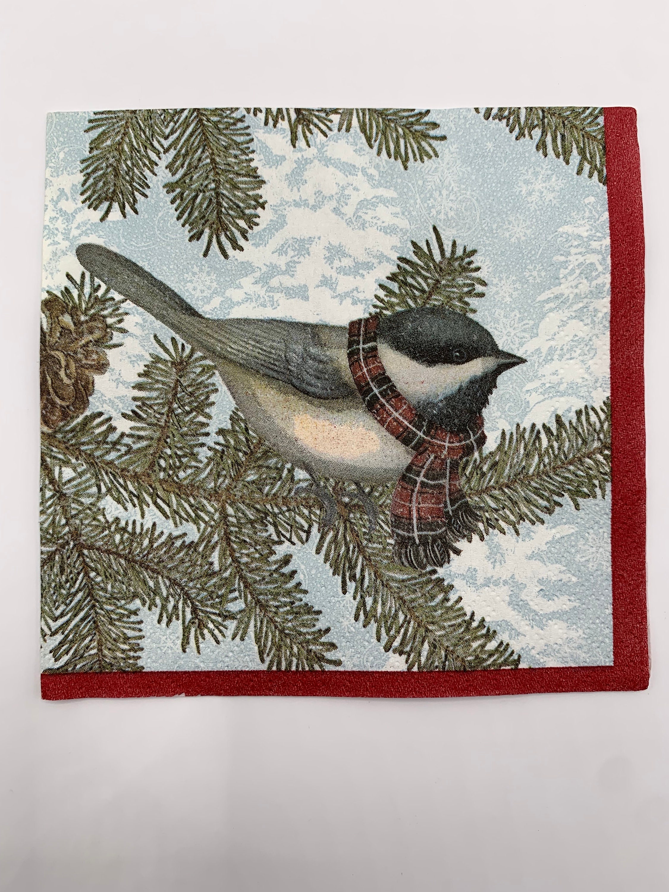 Bird Decoupage Napkins, 3 Individual Bird Cocktail Paper Napkins for ...