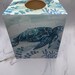 Tissue Box Cover Decoupaged Sea Turtle Tissue Box Beach Wood - Etsy