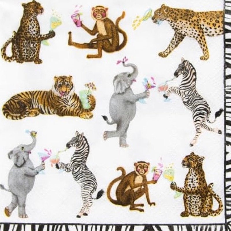 Animal Print Napkins - Etsy