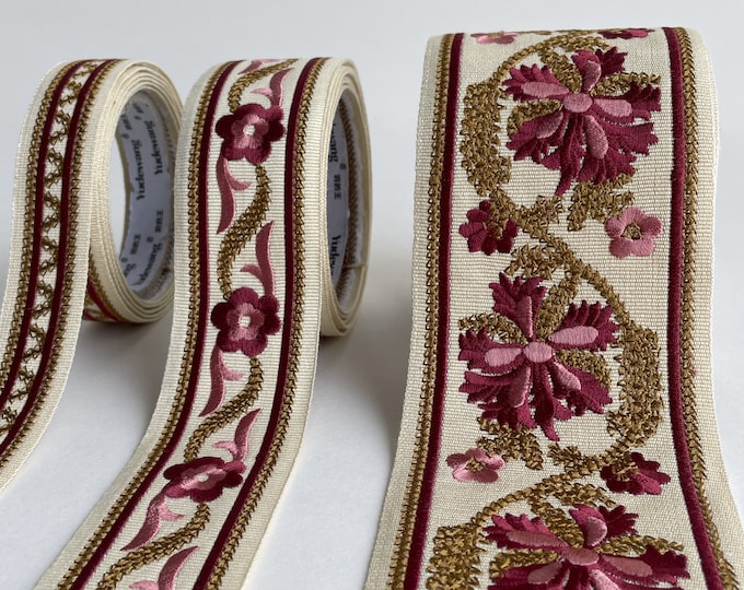 Embroidered Trims for Drapery, Curtain Tapes, Upholstery Ribbon, Pillow ...