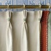 White Cotton Linen Curtain Panels With Contrast Border, Beautiful ...