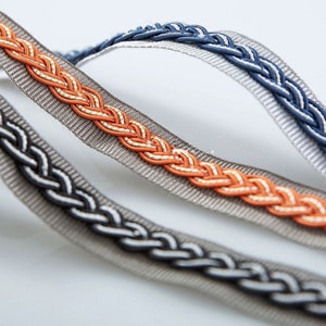 3/4 Inches Braided Trims for Drapery, Curtain Tapes, Upholstery Ribbon ...