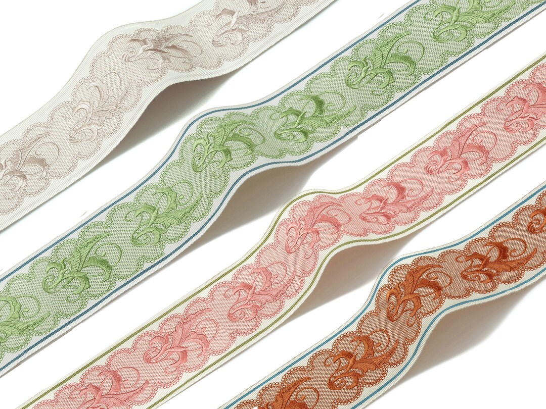 3.5 Inches Decorative Trims for Drapery, Curtain Tapes, Upholstery ...