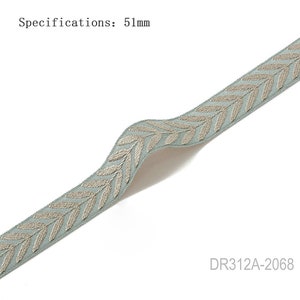 2 Inches Decorative Trims for Drapery, Curtain Tapes, Upholstery Ribbon ...