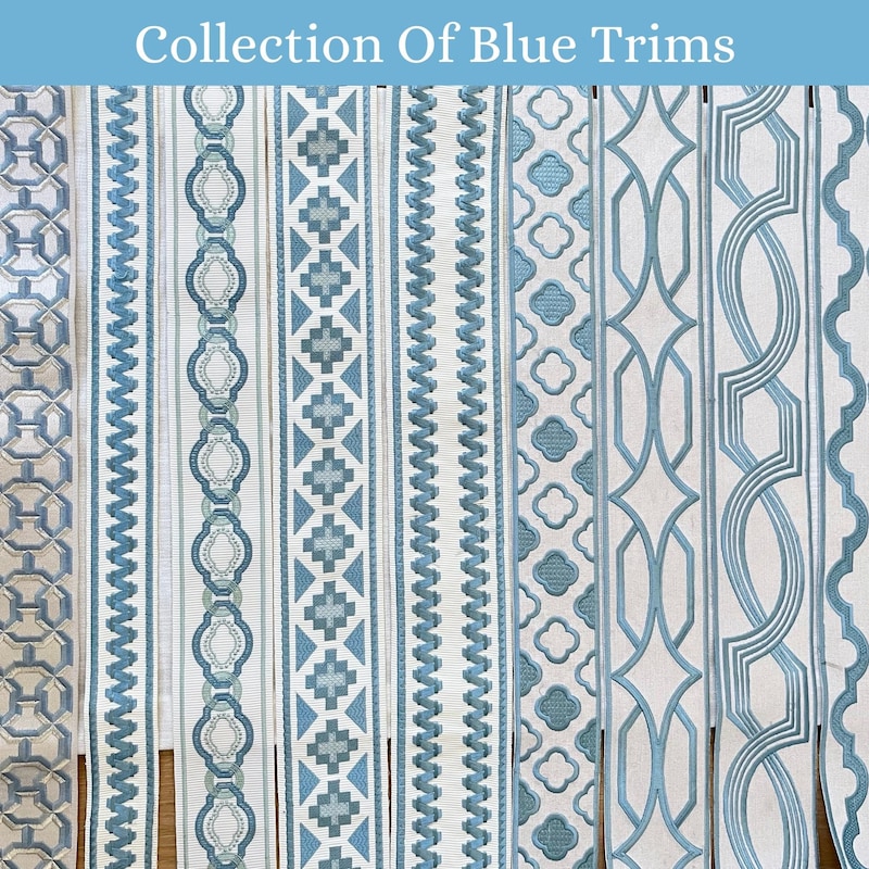 Blue Trim Tape Ribbon - Etsy