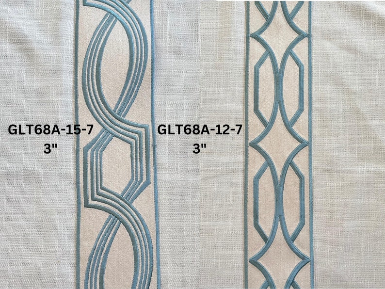 Blue Decorative Trims for Drapery Curtain Tapes Upholstery - Etsy