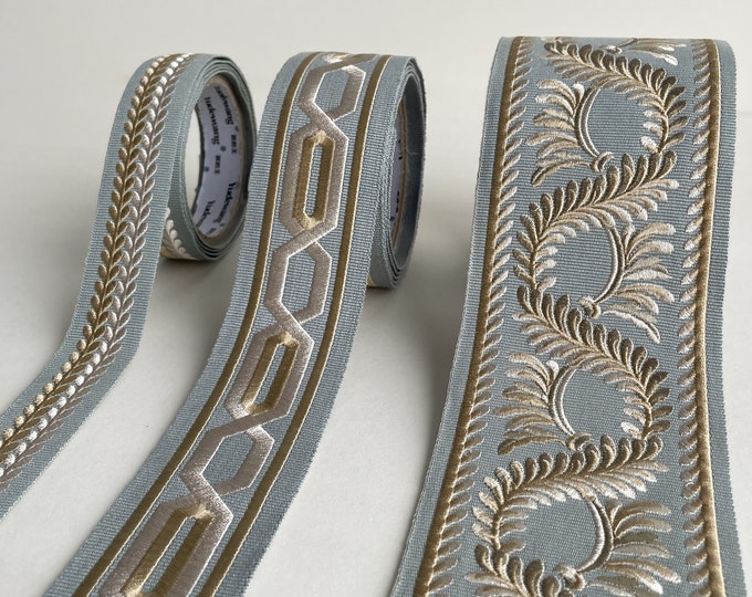 Embroidered Trims for Drapery, Curtain Tapes, Upholstery Ribbon, Pillow ...