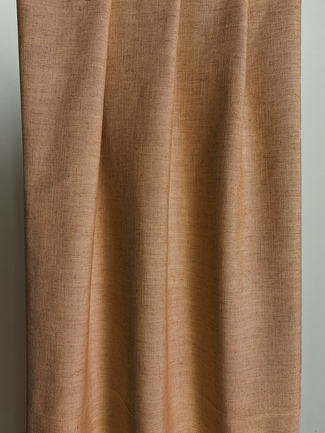 Camel Cotton Linen Curtain Panels, Beautiful Custom Curtains and Drapes ...