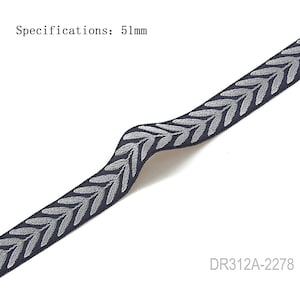 2 Inches Decorative Trims for Drapery, Curtain Tapes, Upholstery Ribbon ...