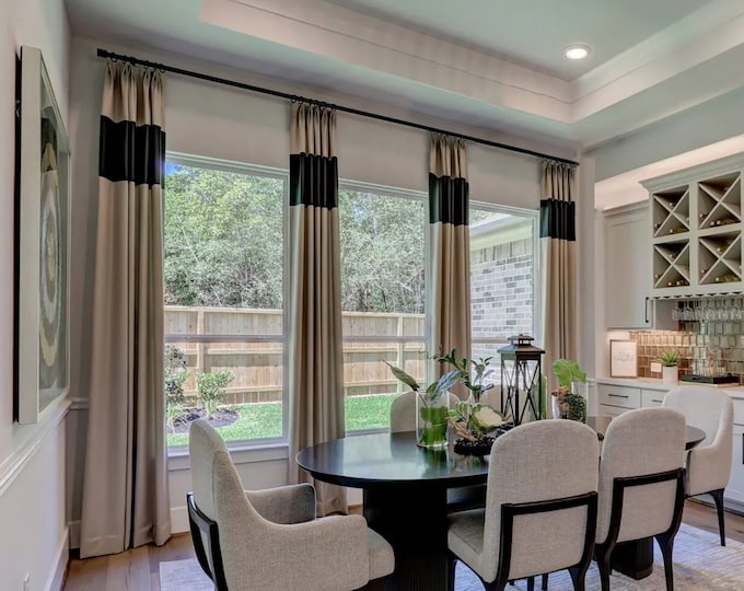 Luxury Velvet Curtain Panels, Beautiful Custom High Ceiling Curtains ...