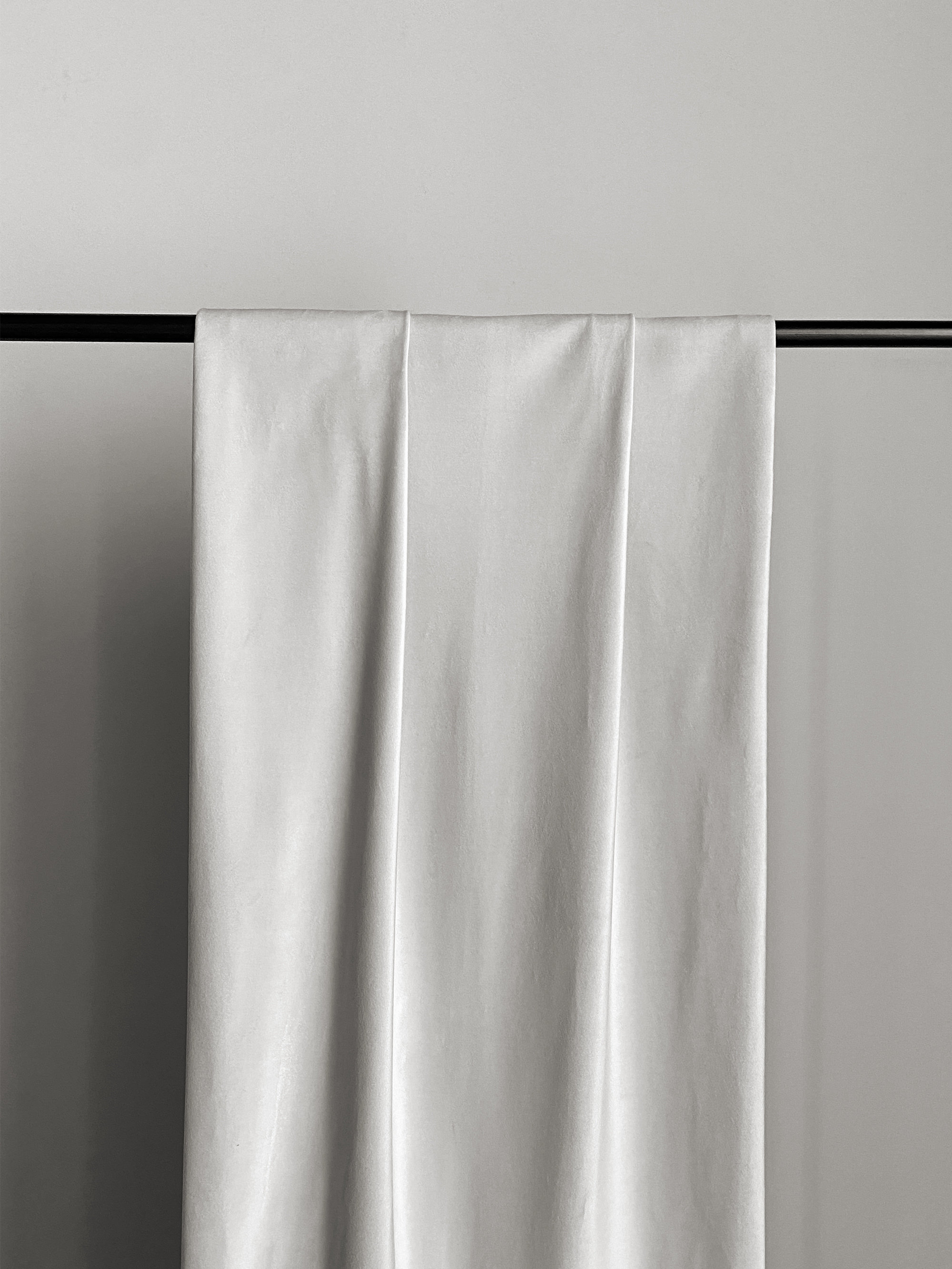 Off White Flannel Curtain Panels With Trims, Beautiful Custom Curtains ...