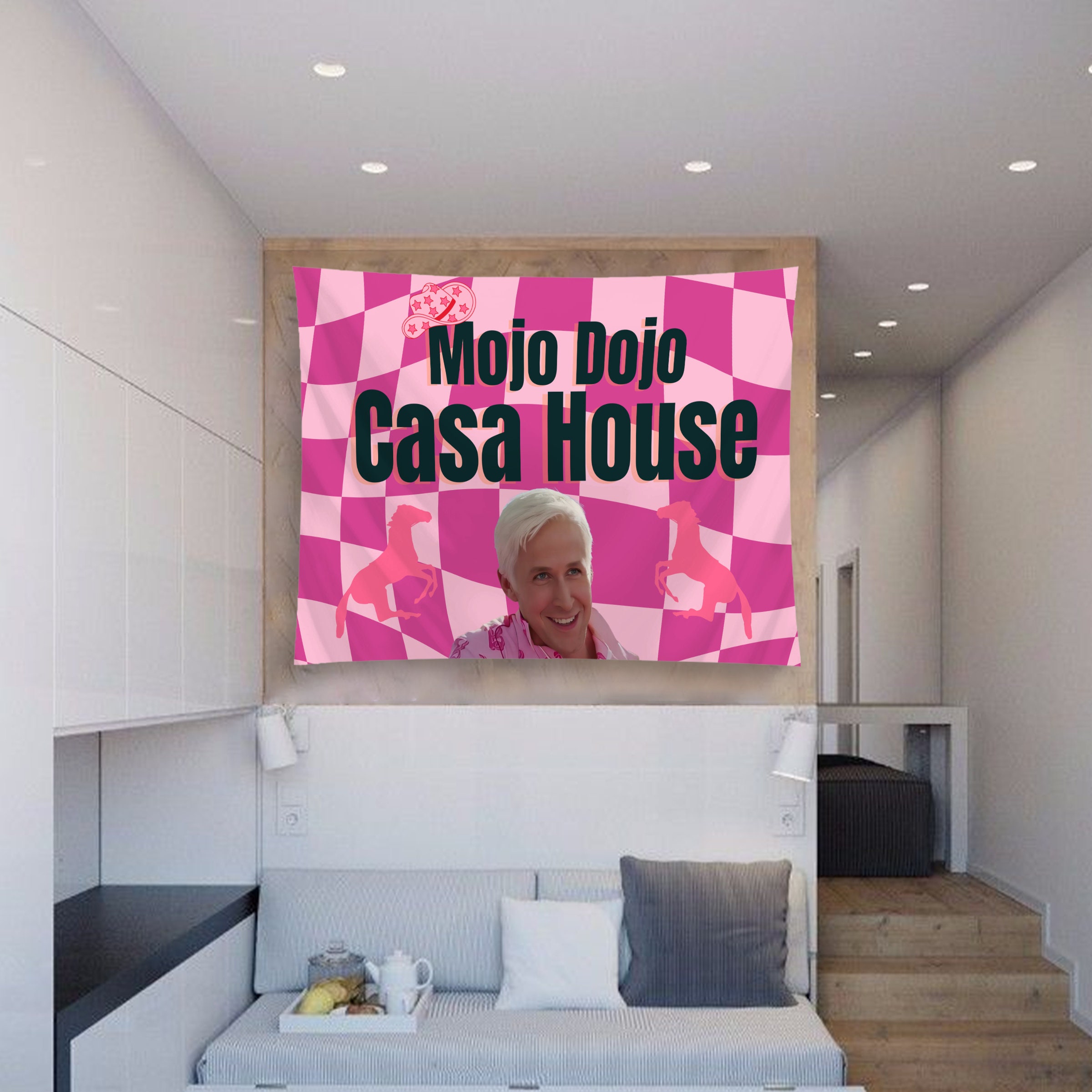 Mojo Dojo Casa House Tapestry, Gosling Kenough Tapestry, Ryan Gosling ...