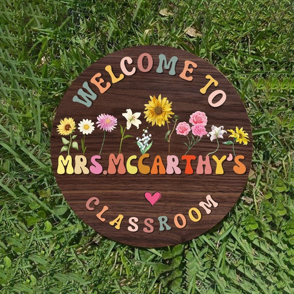 Classroom Door Sign - Etsy