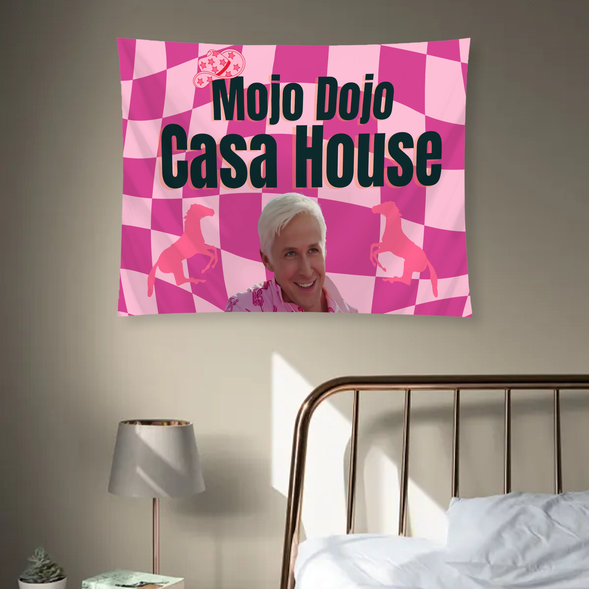 Mojo Dojo Casa House Tapestry, Gosling Kenough Tapestry, Ryan Gosling ...