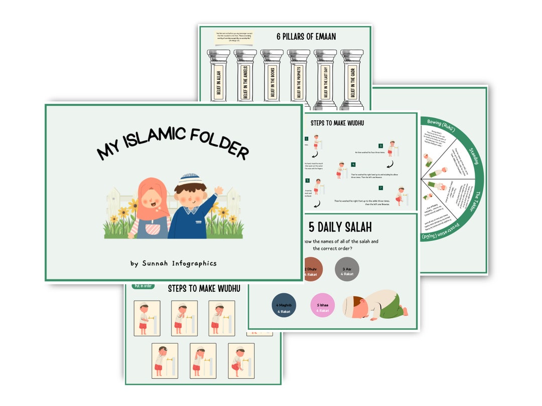 Childrens Islamic Folder Pdf - Etsy
