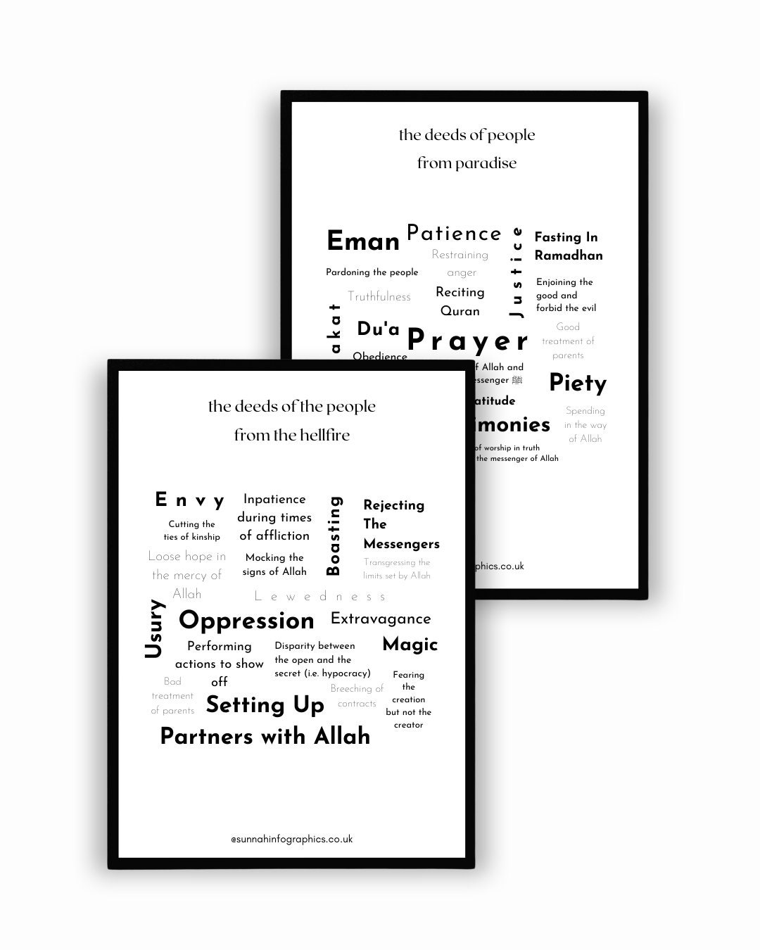 Paradise & Hellfire Wall Poster - Etsy