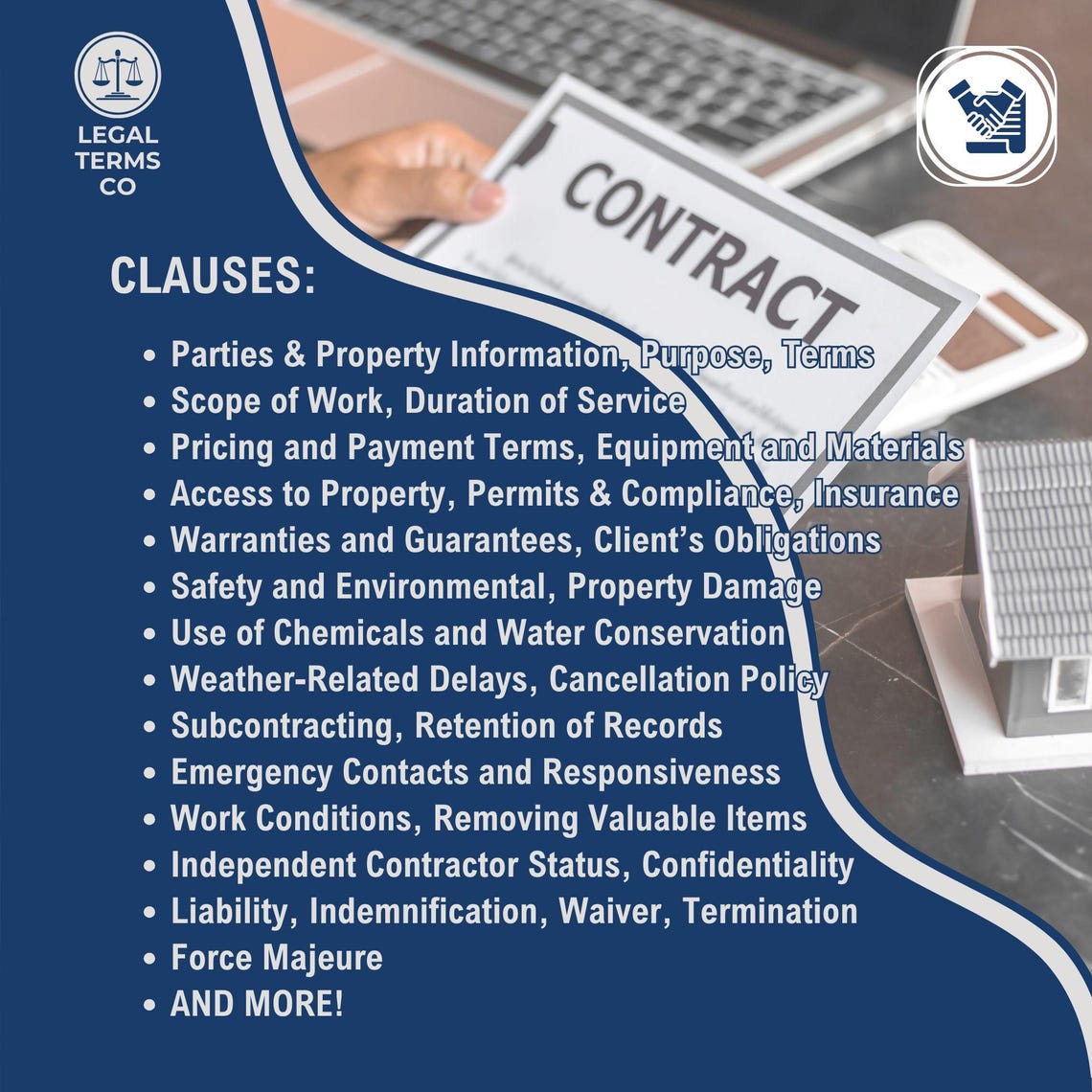 Pressure Washing Service Contract Template: Customizable Cleaning ...