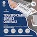 Transportation Service Contract Template: Customizable Rideshare ...
