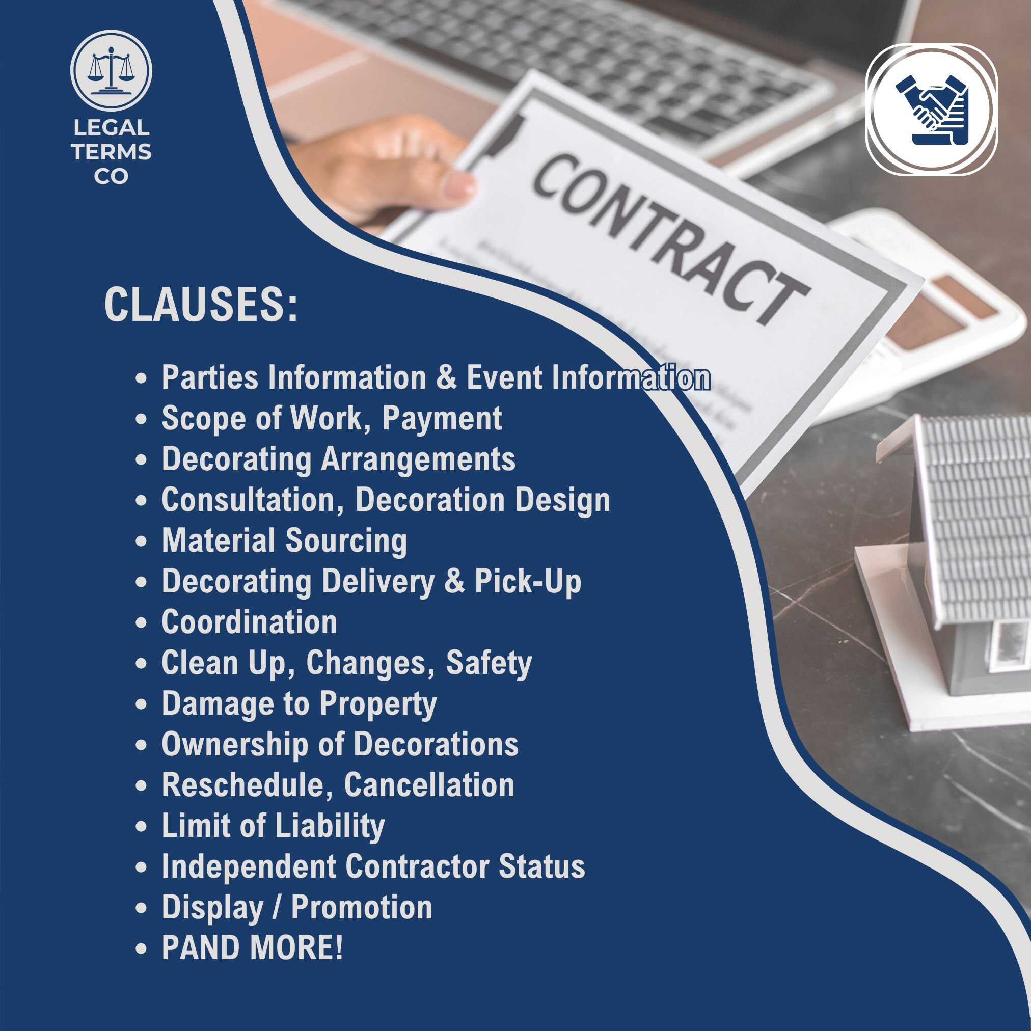 Event Decoration Service Contract Template, Party Decoration Agreement ...