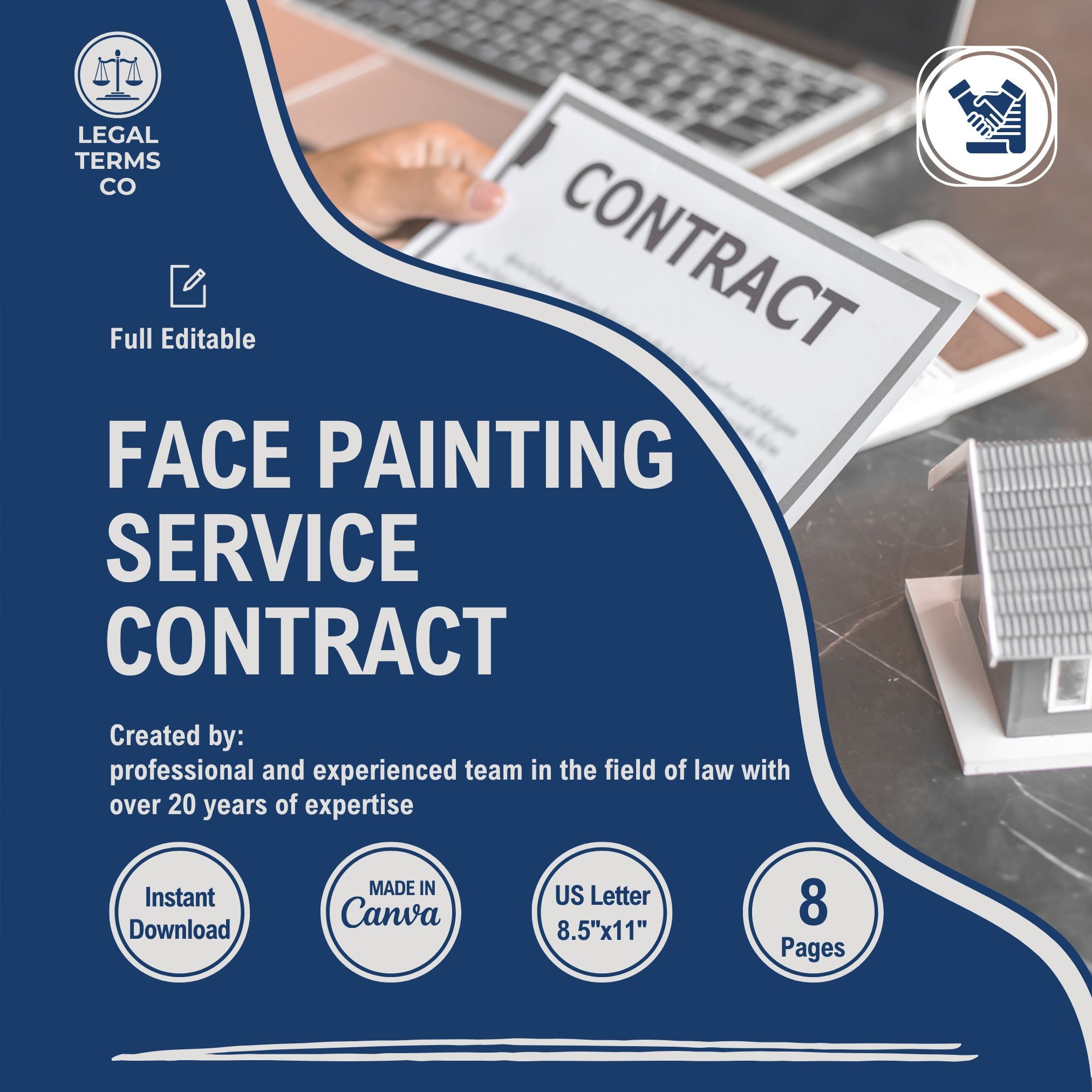 Face Painting Service Contract Template: Event Artist Agreement (PDF ...
