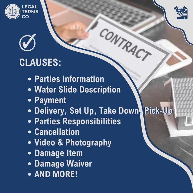 Water Slide Rental Contract Template: Customizable Lease Agreement (PDF ...