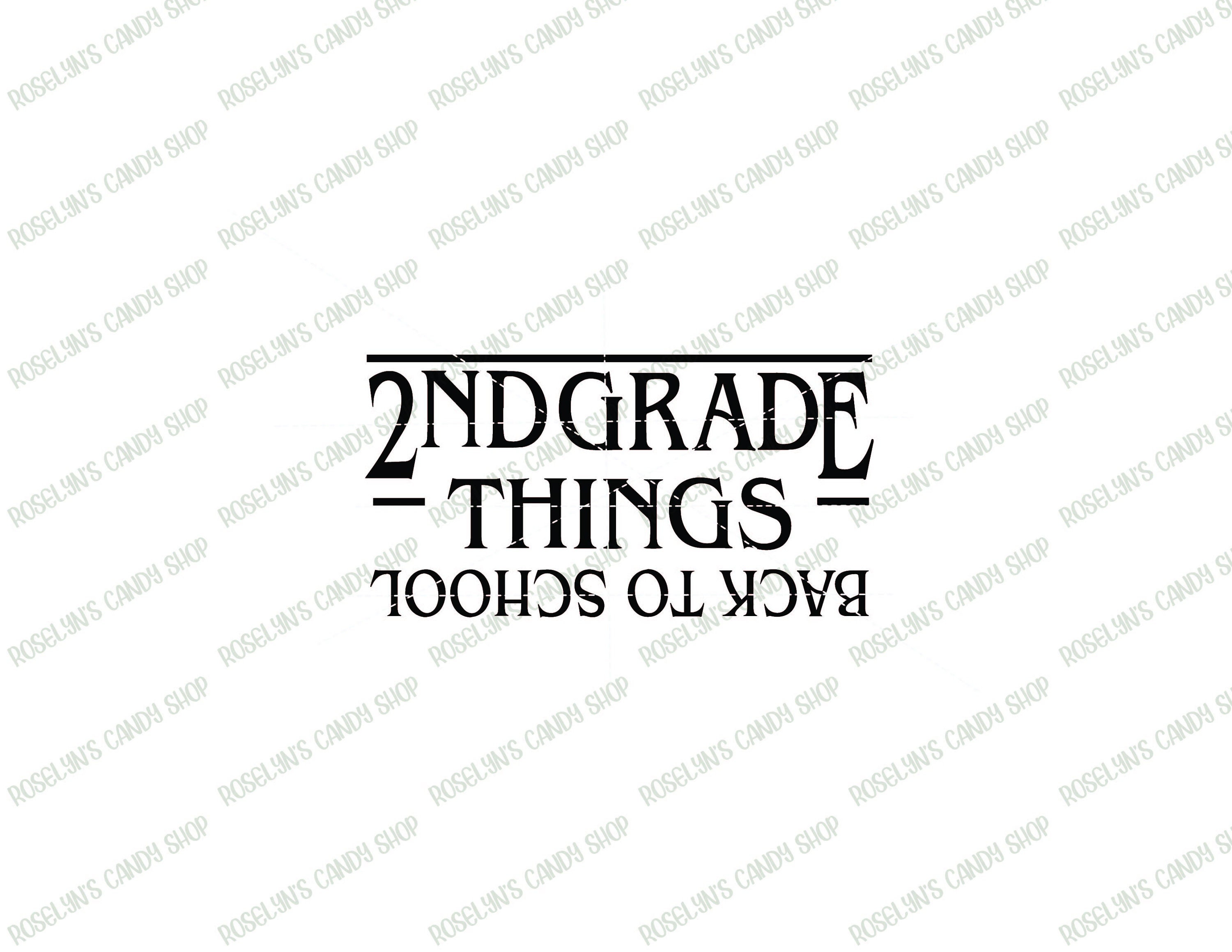 Back to School Shirt Stranger Things T Shirt Grade T Shirt - Etsy